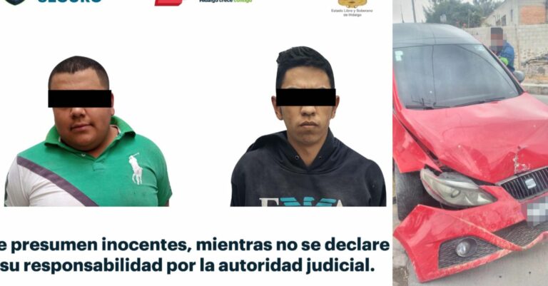 En Tula, detienen a 2 individuos con cargamento de presunta droga