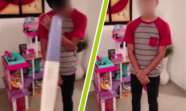 VIDEO. Papá exhibe a su hijo por embarazar a su novia