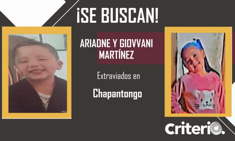 Alerta Amber: Buscan a hermanos que desaparecieron en Chapantongo