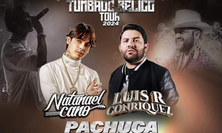Viene a Pachuca el “Tumbado Bélico Tour” de Natanael Cano y Luis R Conriquez