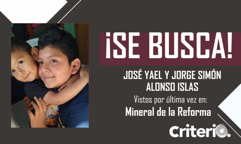Ayuda a localizar a los hermanos José Yael y Jorge Simón Alonso Islas