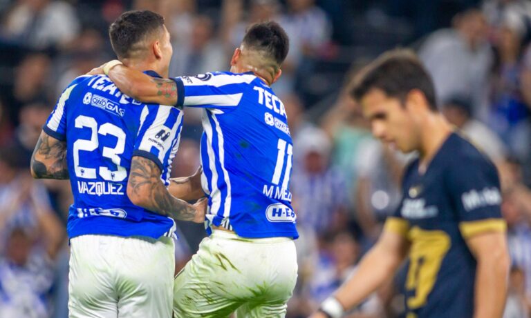 Monterrey vuelve al liderato del Clausura 2024 con contundente victoria sobre Pumas