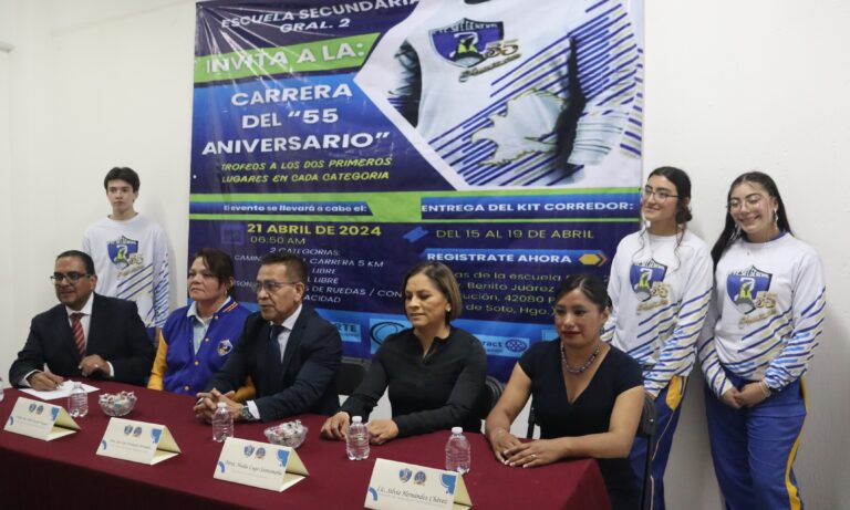La Escuela Secundaria General 2 conmemora sus 55 años con una carrera ...