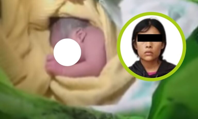 Capturan en Estado de México a la mujer que abandonó a su bebé en Ecatepec