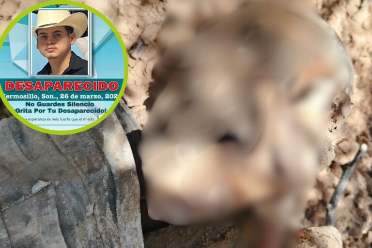 Madres Buscadoras de Sonora localizan seis cuerpos en fosa clandestina