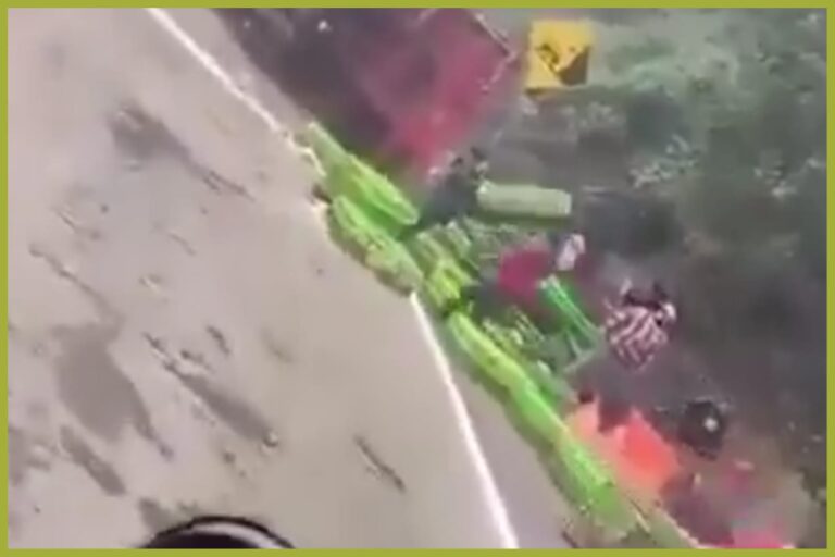 Toneladas de pollo robadas en México tras accidente y rapiña en ...