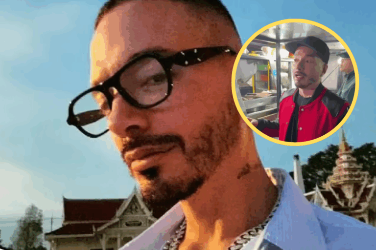 J Balvin causa impacto en redes tras visitar un puesto de tacos en CDMX