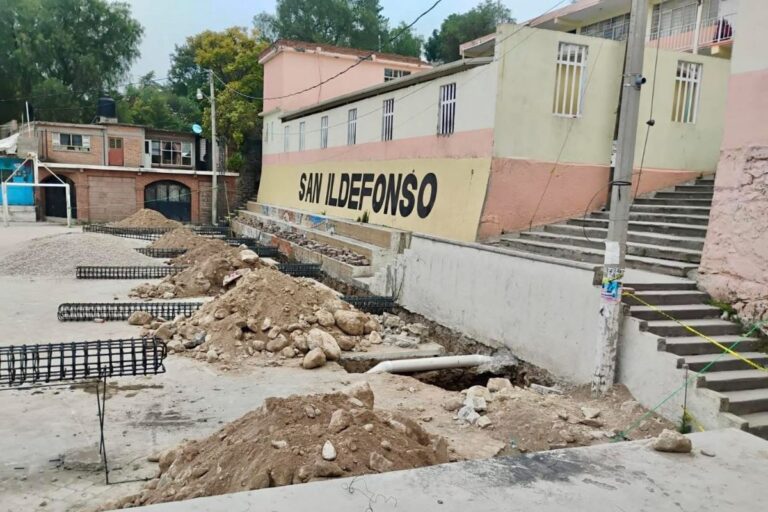 Por este motivo, la construcción de un domo en San Ildefonso, Tepeji ...