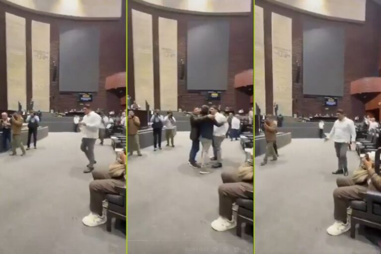 Zenyazen Escobar reta a golpes a diputado del PRI
